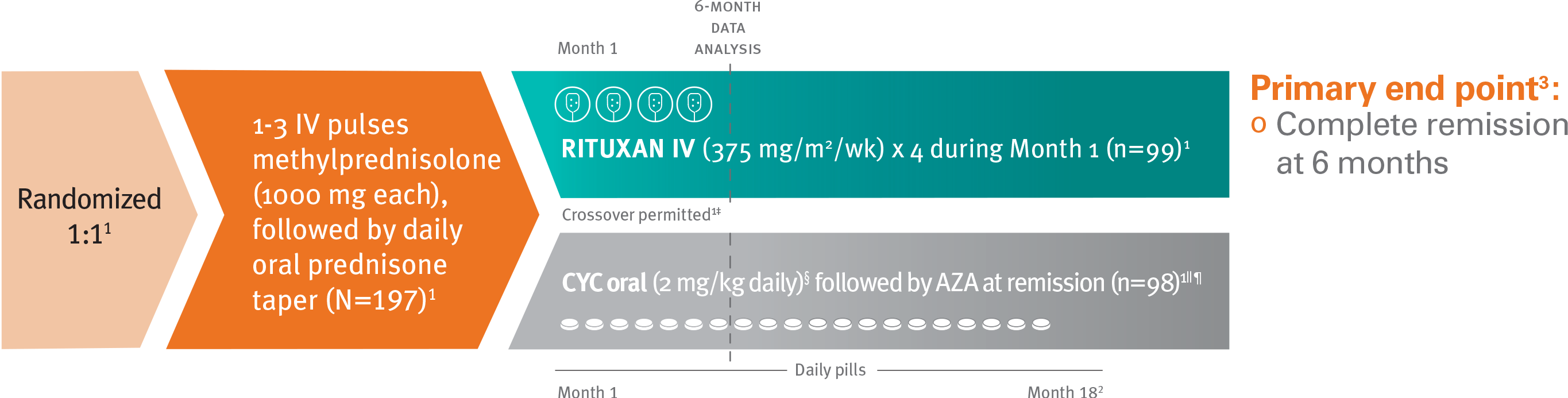 GPA & MPA | RITUXAN® (rituximab) Induction Efficacy | RAVE Trial